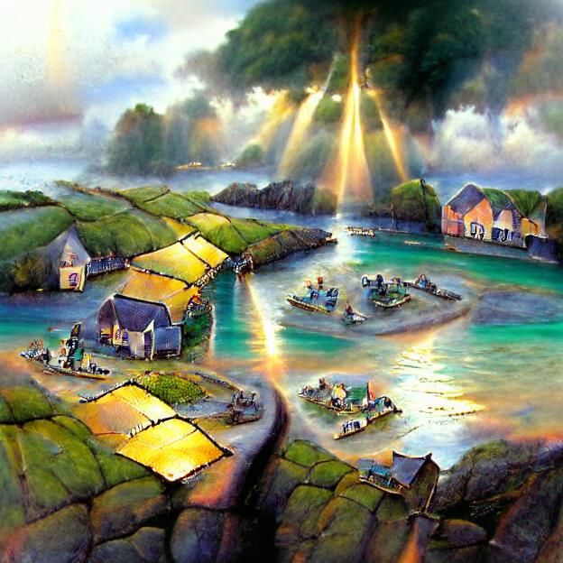 Limerick coast - AI Generated Artwork - NightCafe Creator