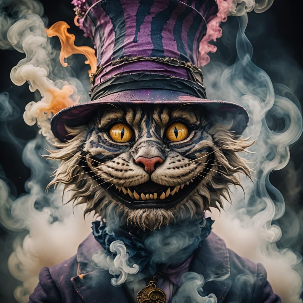 Cheshire cat - AI Generated Artwork - NightCafe Creator