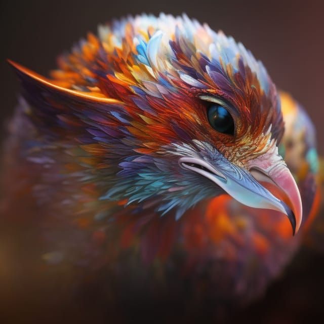 Alien bird like animal - AI Generated Artwork - NightCafe Creator
