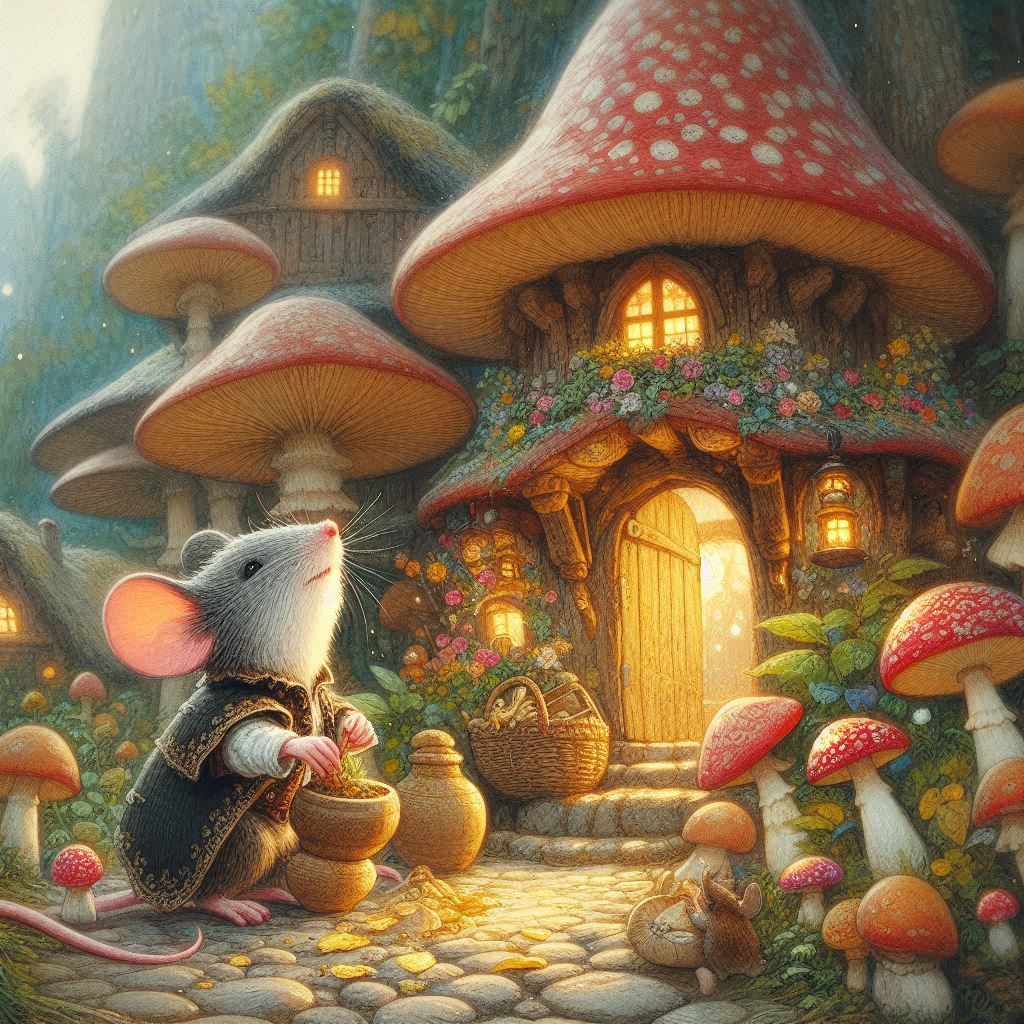 The little mouse house - AI Generated Artwork - NightCafe Creator