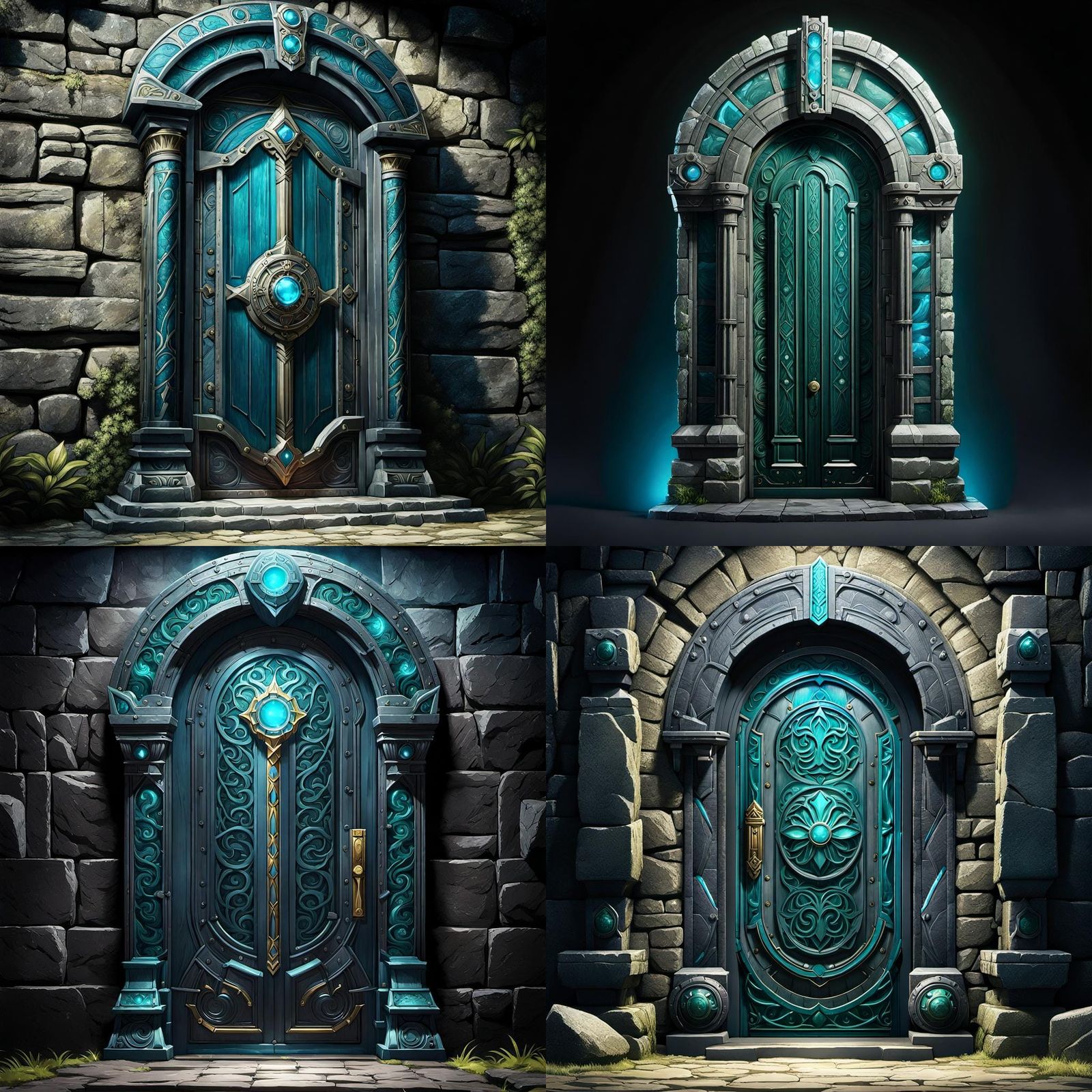Doors. - AI Generated Artwork - NightCafe Creator