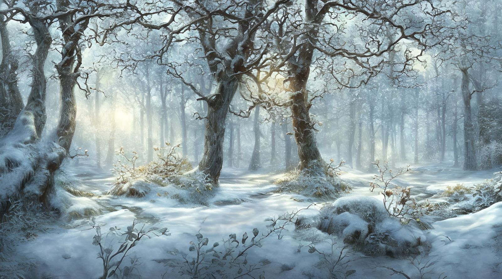 Decaying Winter - AI Generated Artwork - NightCafe Creator