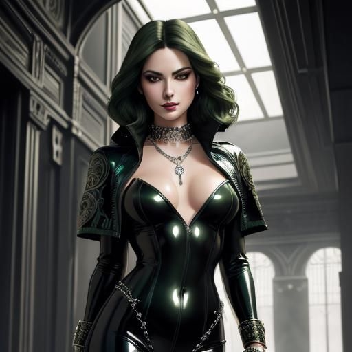 goth goddess - AI Generated Artwork - NightCafe Creator