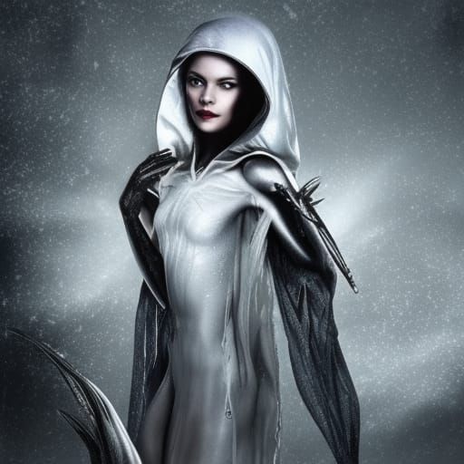 alien Snow White, Giger - AI Generated Artwork - NightCafe Creator