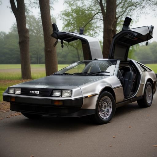 delorean - AI Generated Artwork - NightCafe Creator