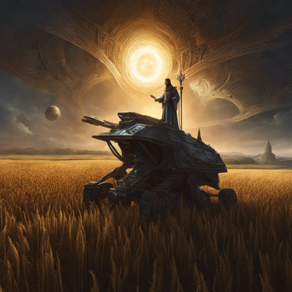 Alien Priest Landing - AI Generated Artwork - NightCafe Creator