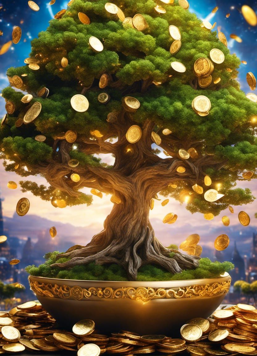 The Money Tree - AI Generated Artwork - NightCafe Creator