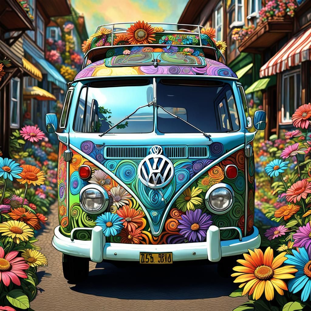 The Magic Bus - AI Generated Artwork - NightCafe Creator