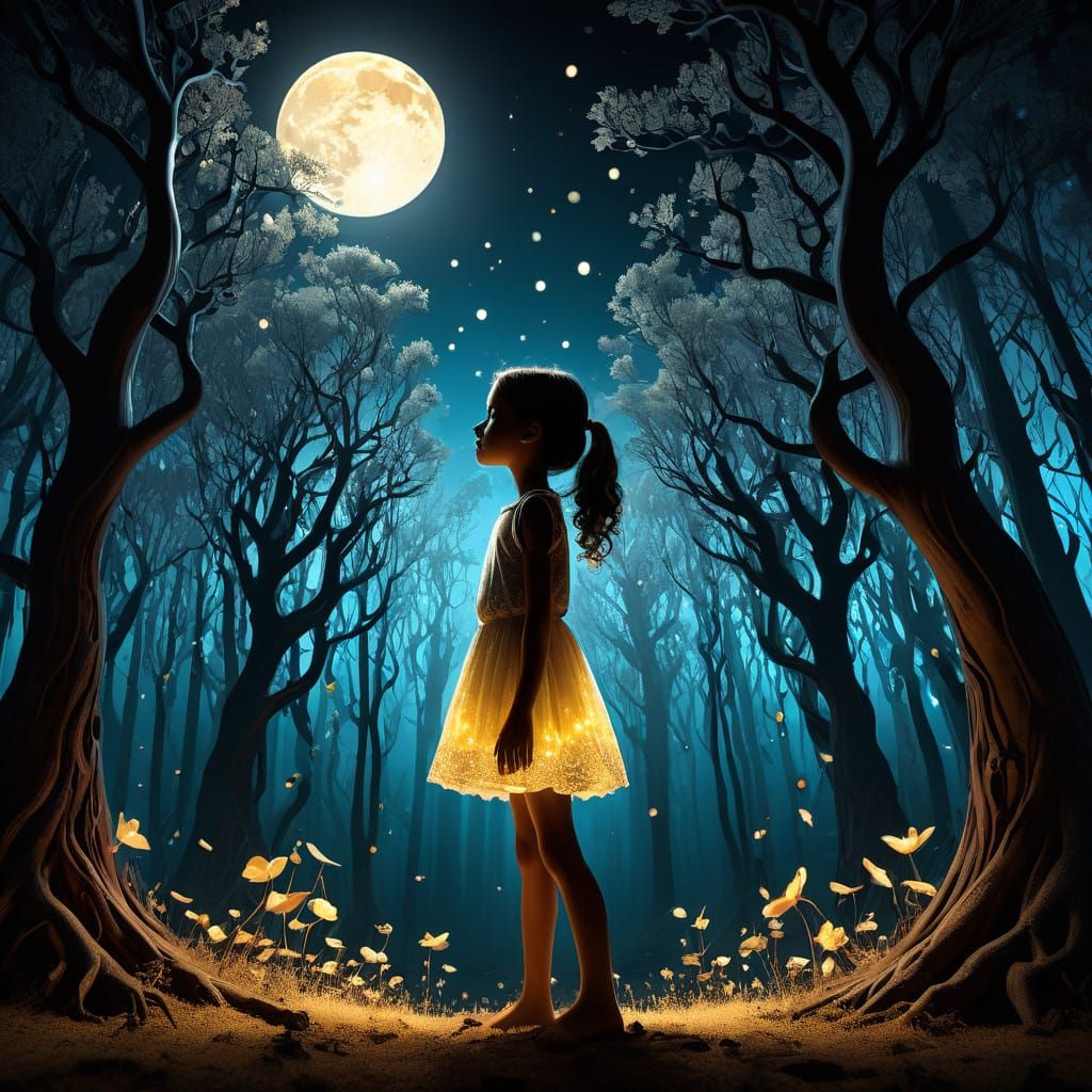 Moonglow- Daily challenge #805 - NightCafe Creator