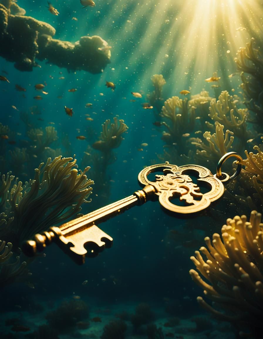 Lost treasure key - AI Generated Artwork - NightCafe Creator