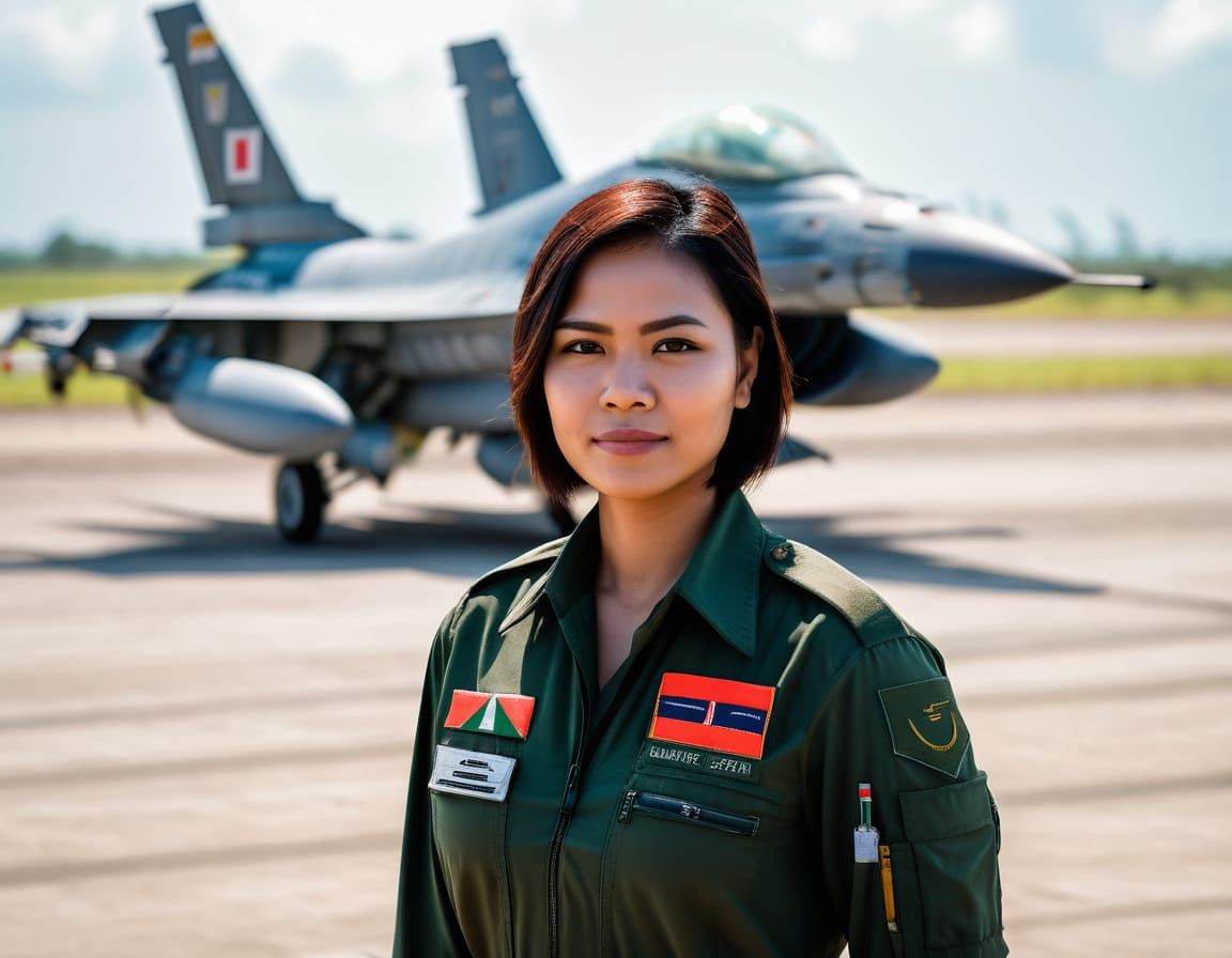 Indonesian Air Force Female Pilot - Indonesian Female Pilot...