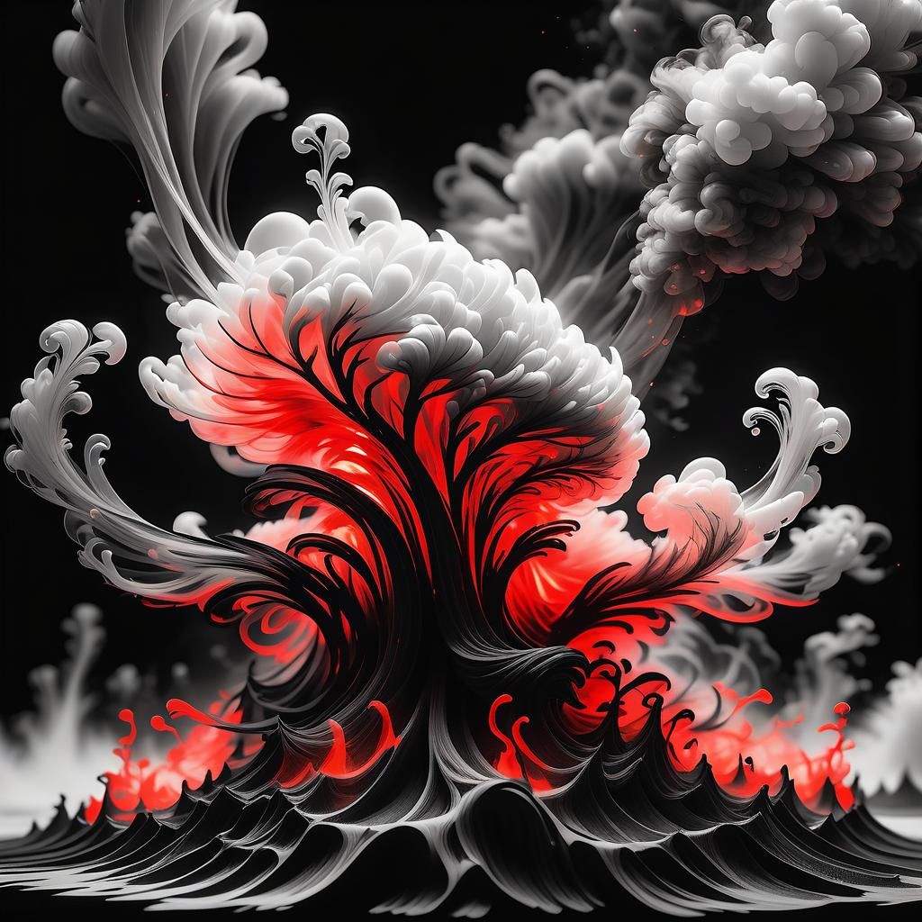 Eruption - AI Generated Artwork - NightCafe Creator