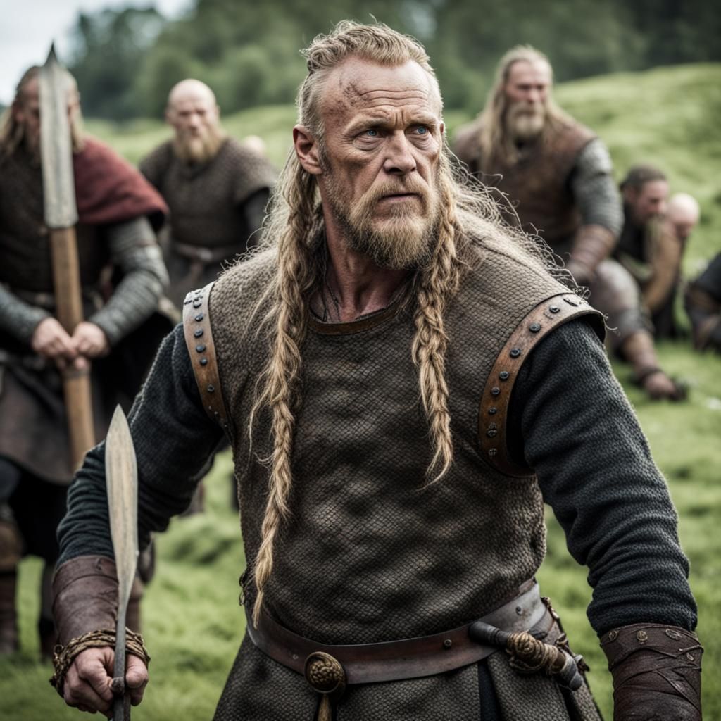 Rangar Lothbrok in vikings - AI Generated Artwork - NightCafe Creator