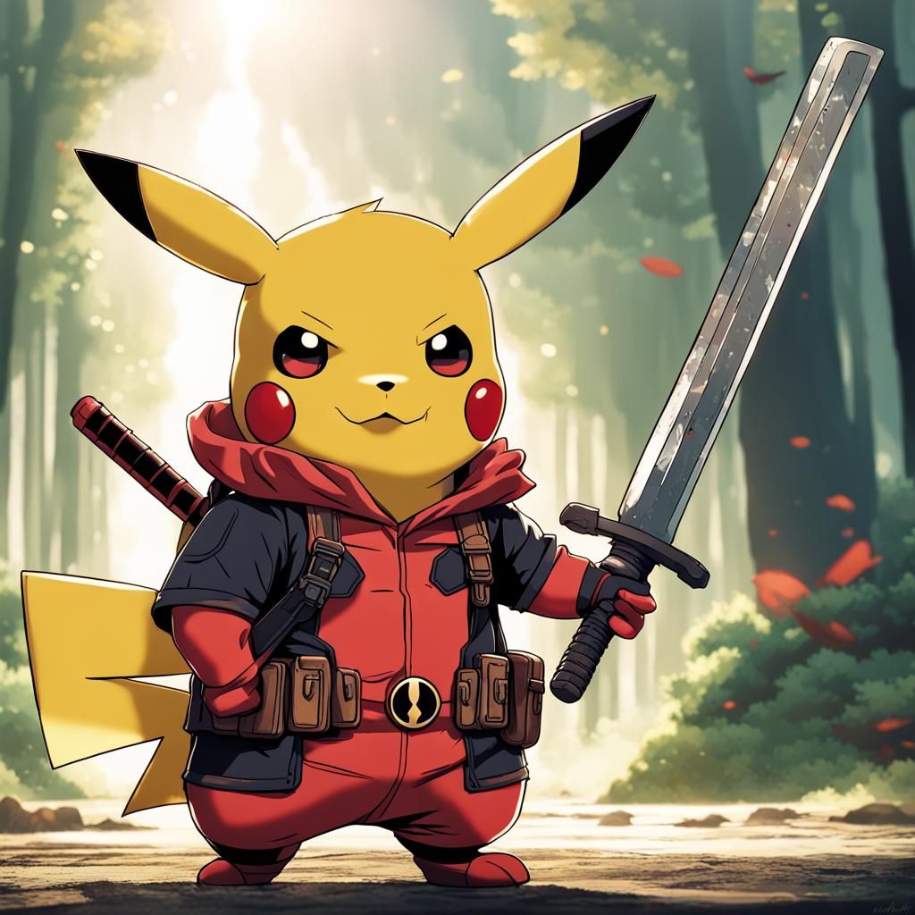 Pikapool ready for action - AI Generated Artwork - NightCafe Creator
