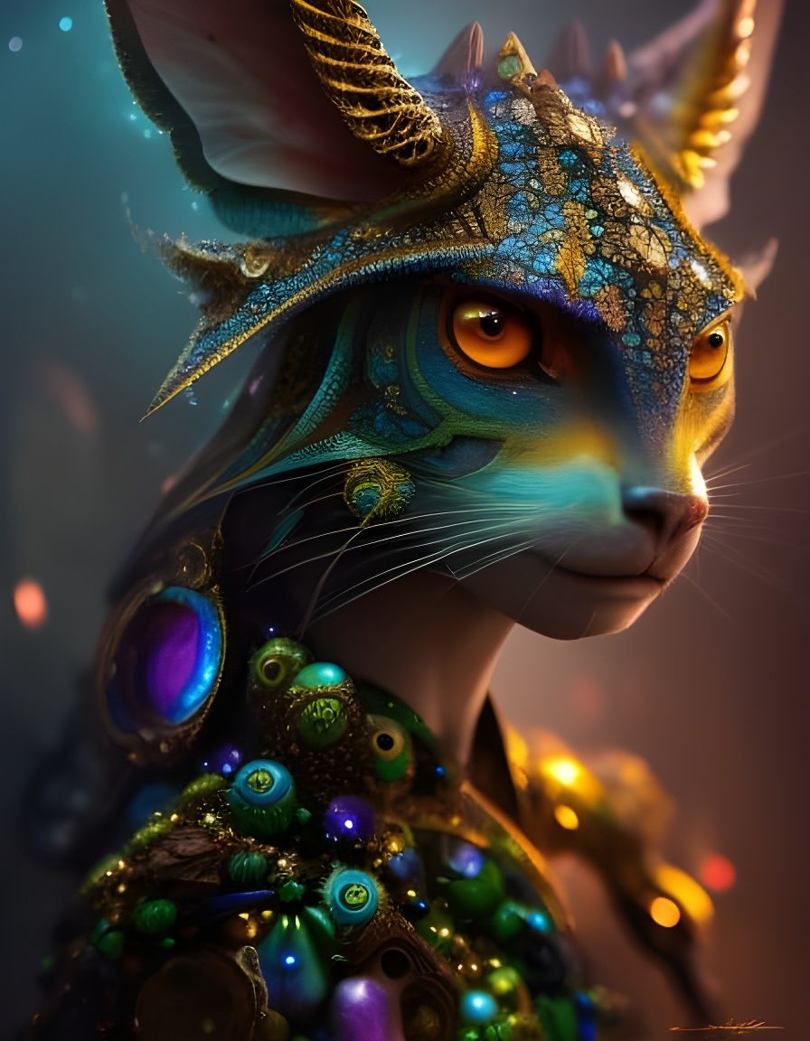 Alien bunny - AI Generated Artwork - NightCafe Creator