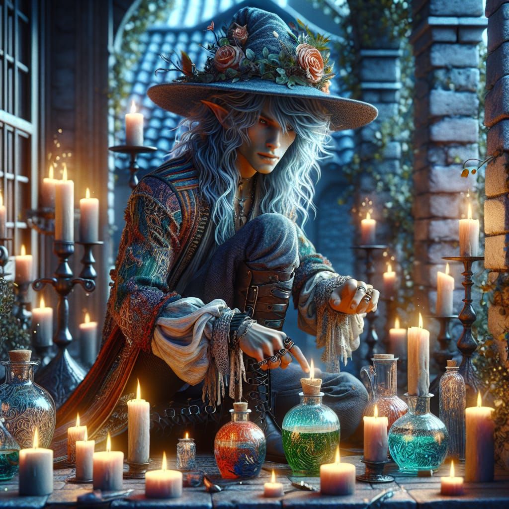 Elven wizard - Elven wizard