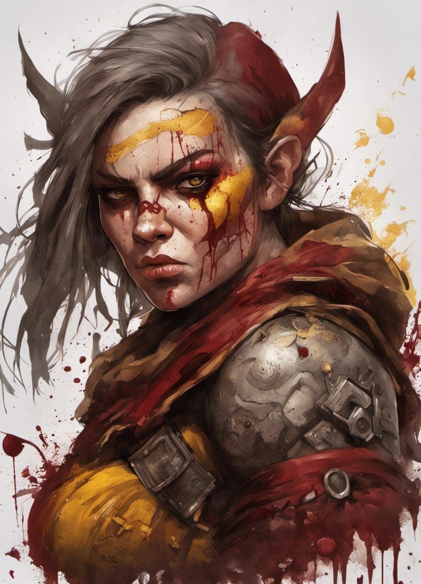 Dwarf assassin portrait - AI Generated Artwork - NightCafe Creator