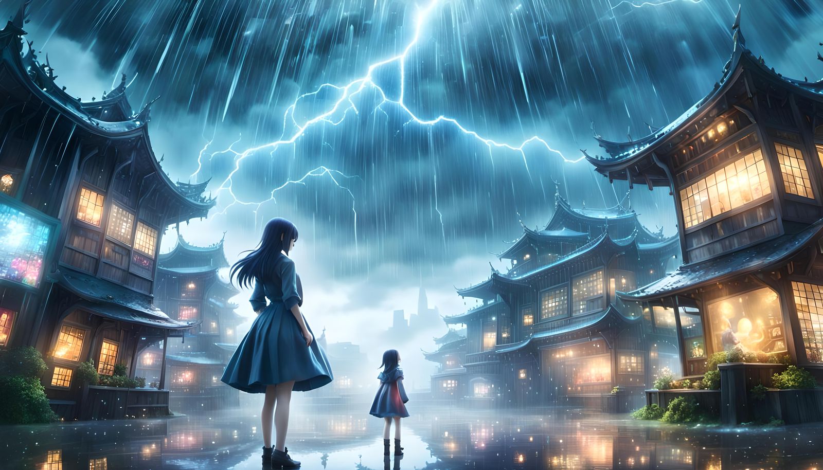 Susan & Mika - AI Generated Artwork - NightCafe Creator