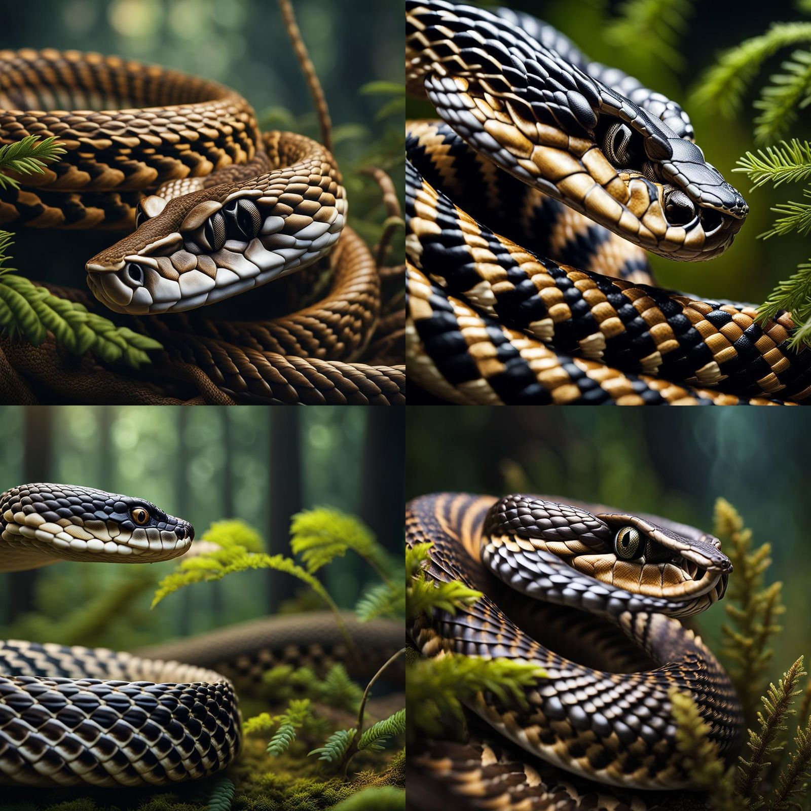 Snakes. More Snakes. - AI Generated Artwork - NightCafe Creator