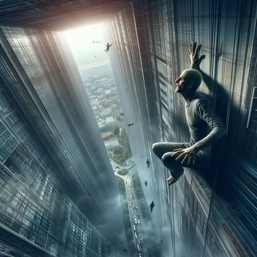 The Phobia Project : Acrophobia - AI Generated Artwork - NightCafe Creator