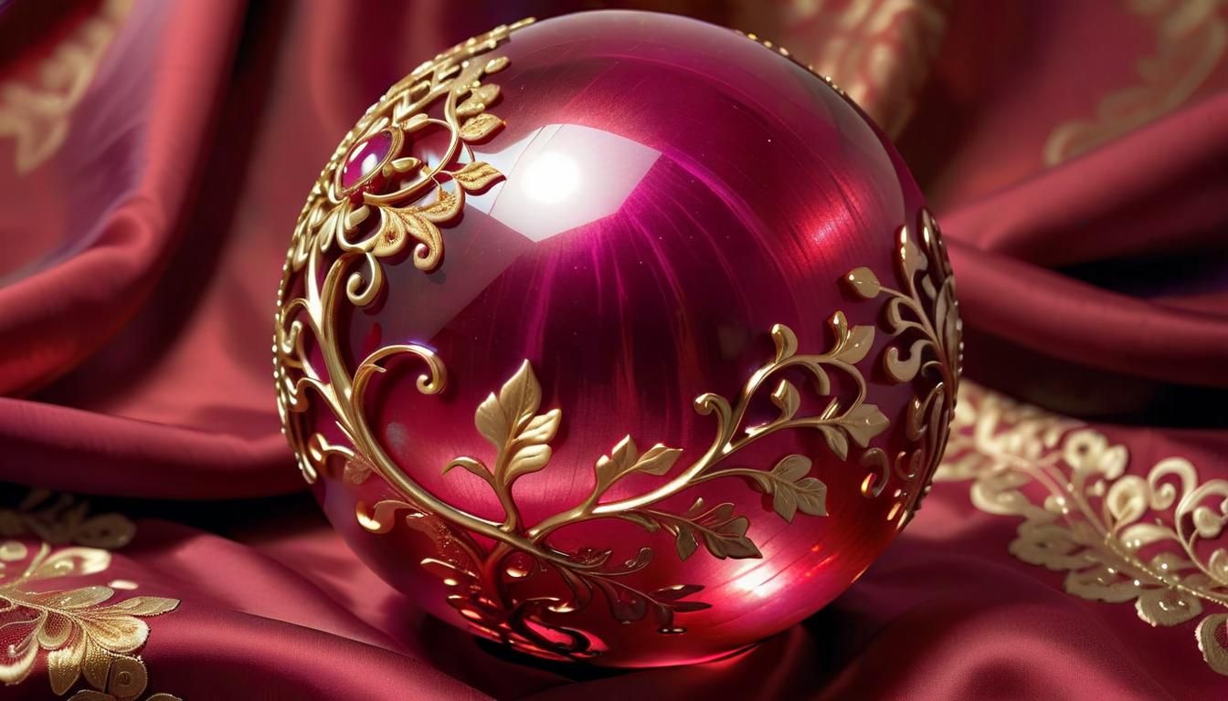 Ruby Ball - AI Generated Artwork - NightCafe Creator