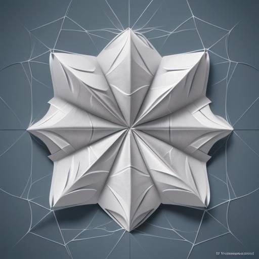 Epic Origami Spiderwebs! - AI Generated Artwork - NightCafe Creator