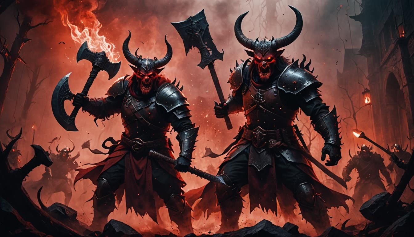 Army of Demons - AI Generated Artwork - NightCafe Creator