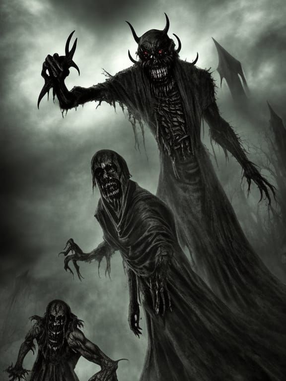 Nightmare demons - AI Generated Artwork - NightCafe Creator