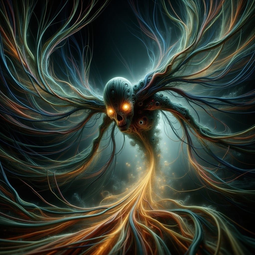 - Ethereal Creature Emerging fr...