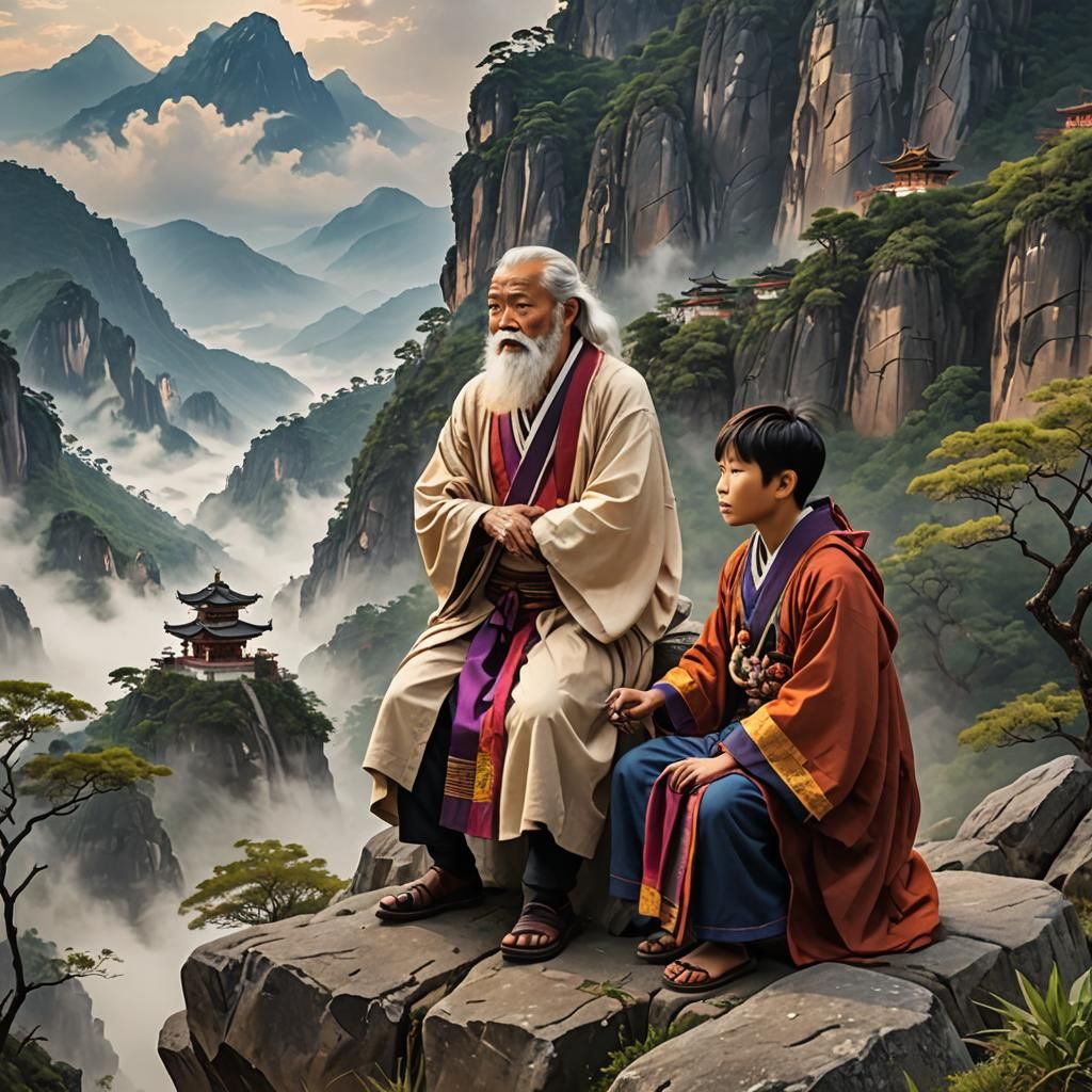 Master And Apprentice - AI Generated Artwork - NightCafe Creator