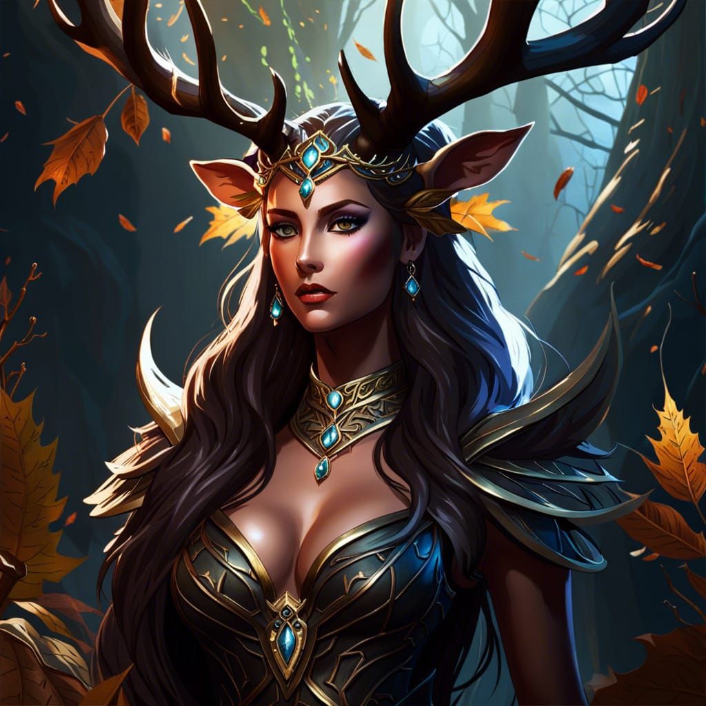 Dryad Queen 1 - AI Generated Artwork - NightCafe Creator
