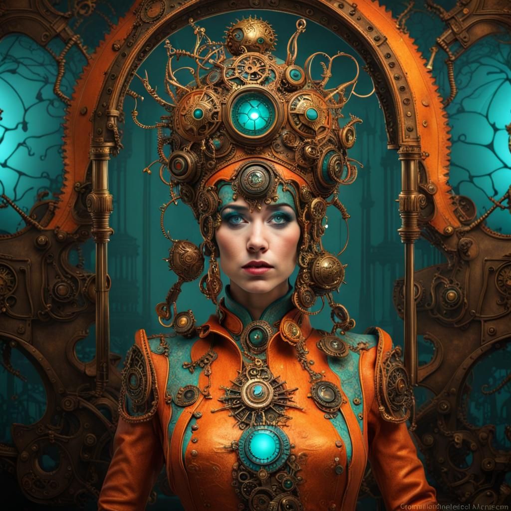 Steam Queen - AI Generated Artwork - NightCafe Creator