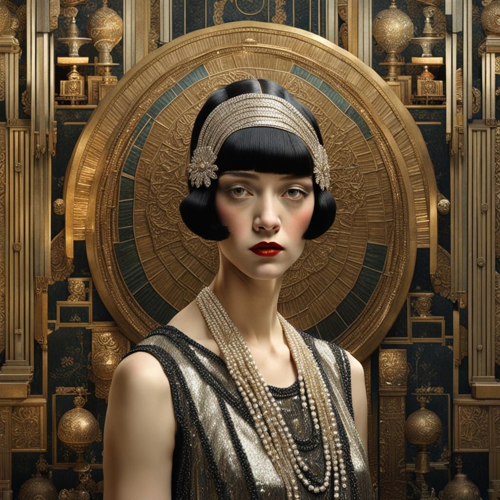 1920s flapper - AI Generated Artwork - NightCafe Creator