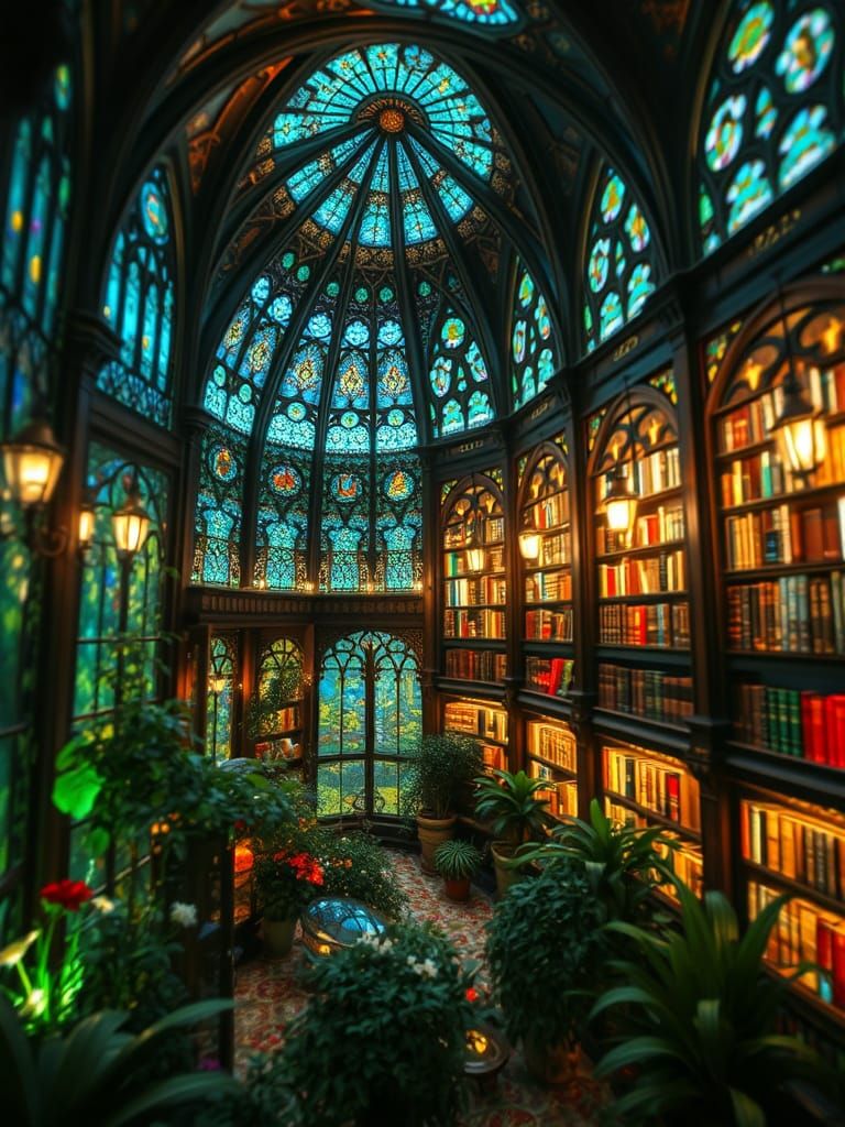 Stained glass library - Stained glass library