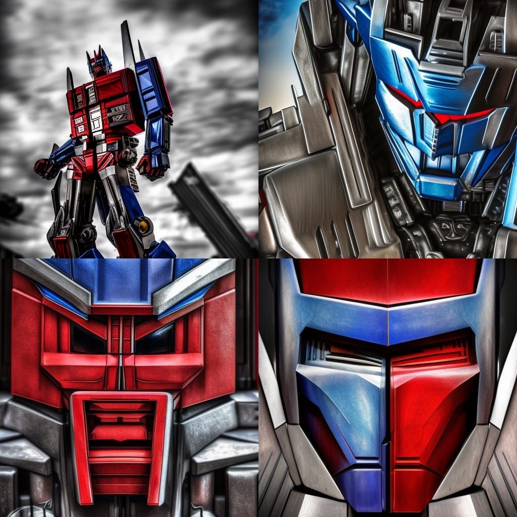 Optimus Prime Onlyfan$ - AI Generated Artwork - NightCafe Creator