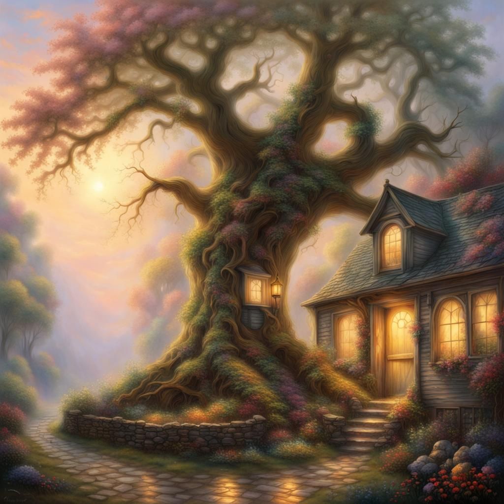 old house - AI Generated Artwork - NightCafe Creator