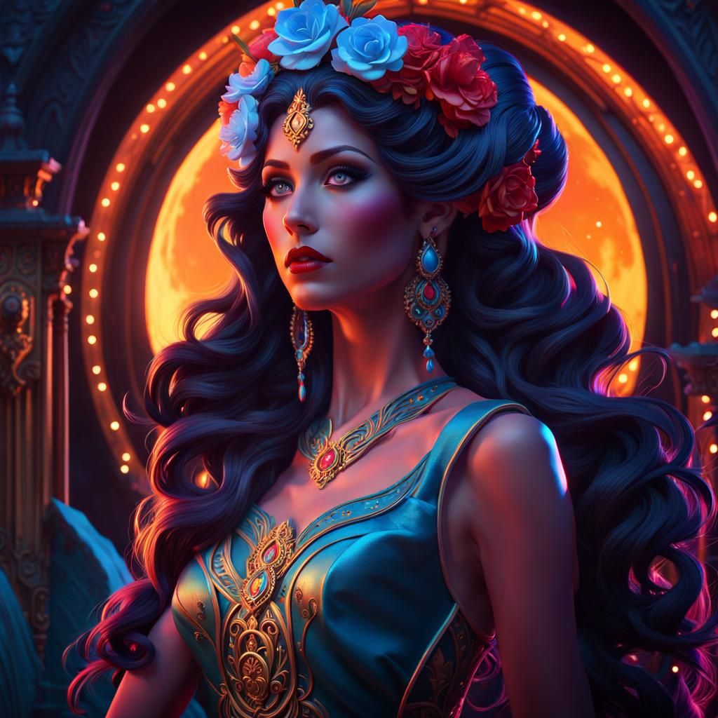 Enchanted Goddess - AI Generated Artwork - NightCafe Creator