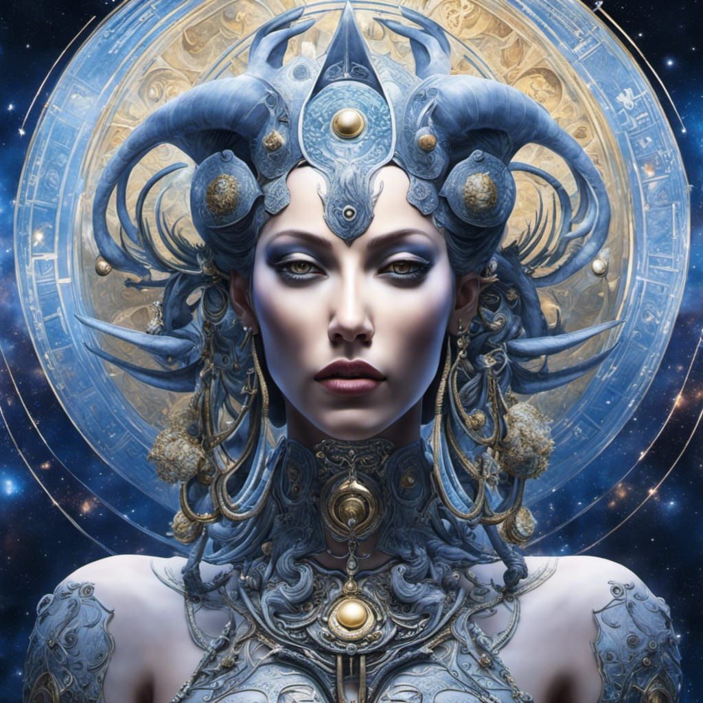Taurus Goddess - AI Generated Artwork - NightCafe Creator