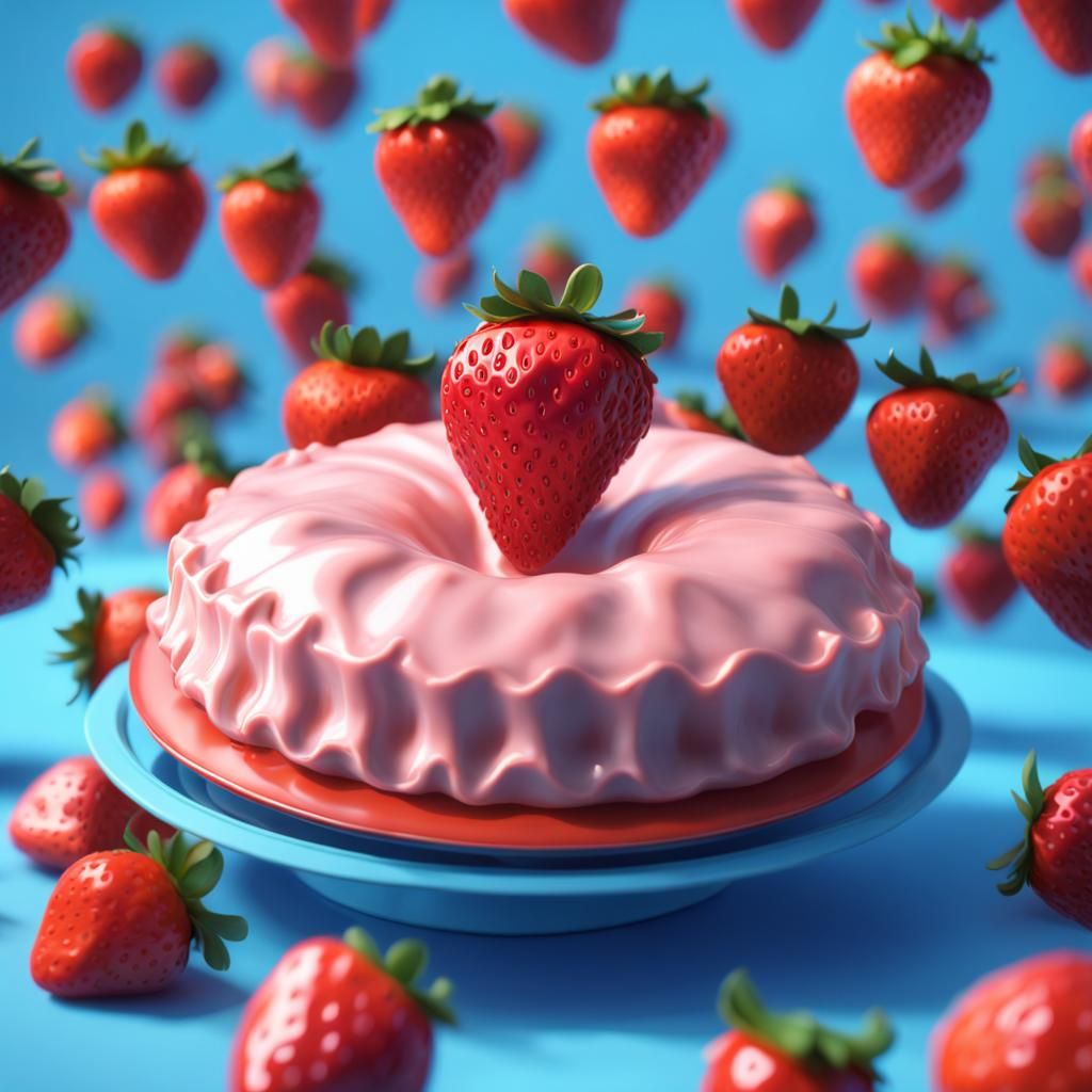 strawberry pie explosion