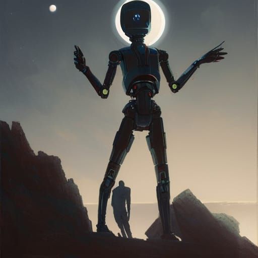 Humanoid android - AI Generated Artwork - NightCafe Creator