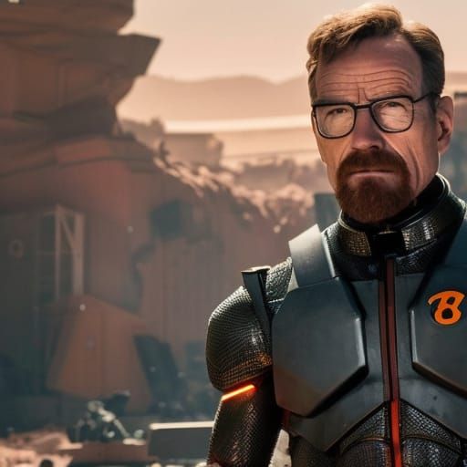Bryan Cranston as Gordon Freeman from Half-Life III - AI Generated ...