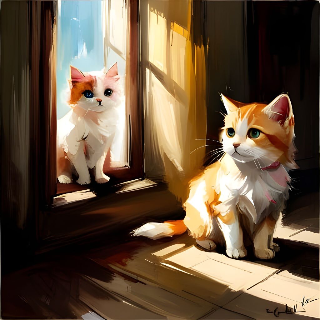 Window Watchers - AI Generated Artwork - NightCafe Creator