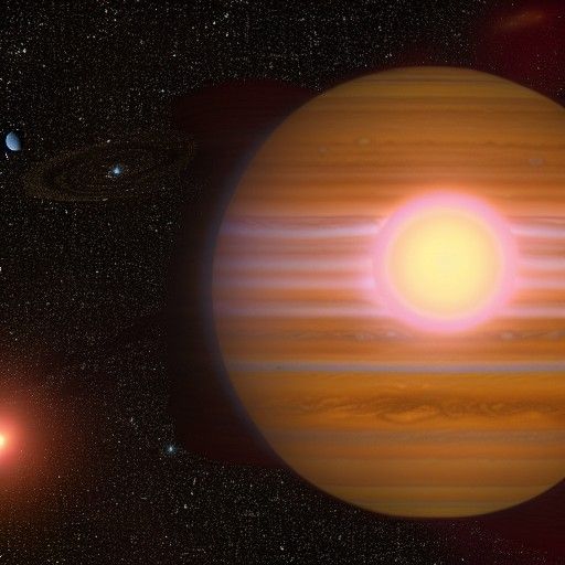 Looking at gas giant planet HIP 65426 b - AI Generated Artwork ...