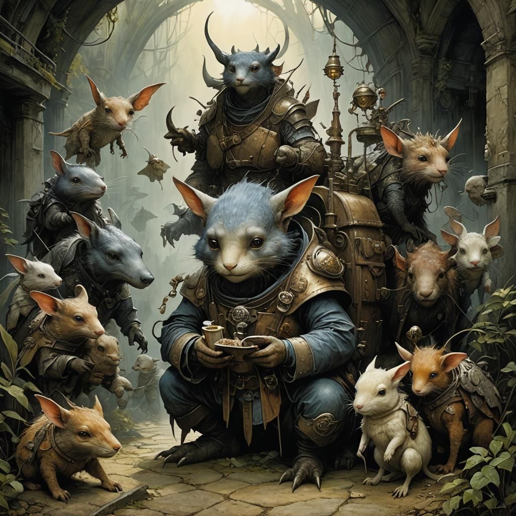 Fae Creatures - AI Generated Artwork - NightCafe Creator