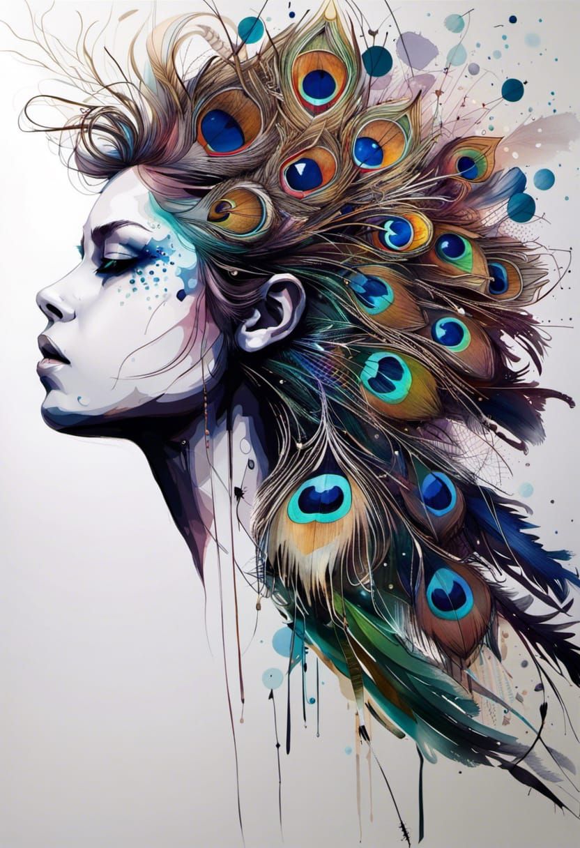 Peahawk 2.0 - AI Generated Artwork - NightCafe Creator