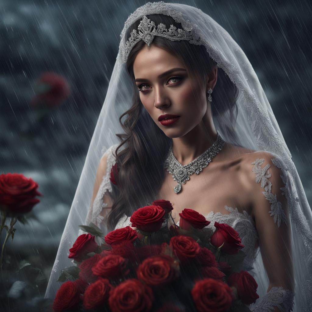 Ghost bride - AI Generated Artwork - NightCafe Creator