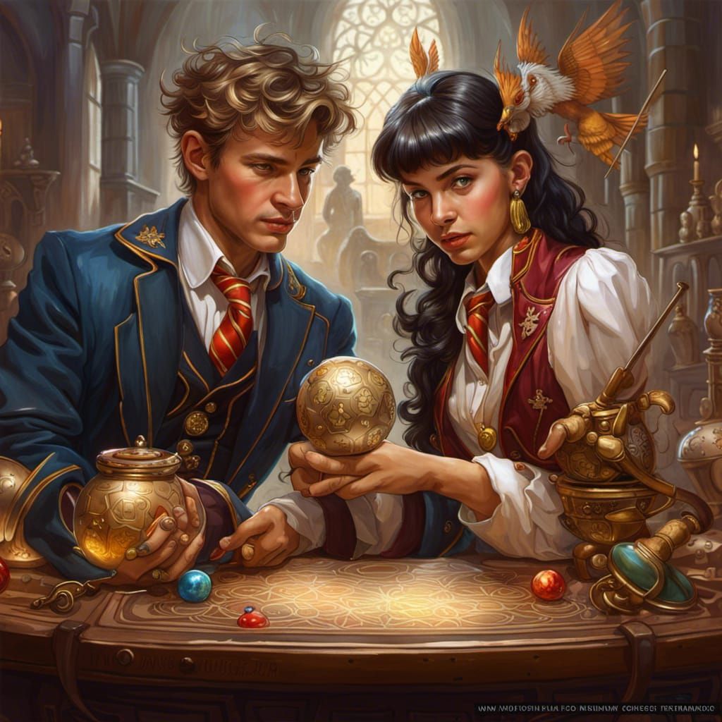 Hogwarts Series: Students in Divination Class - AI Generated Artwork ...