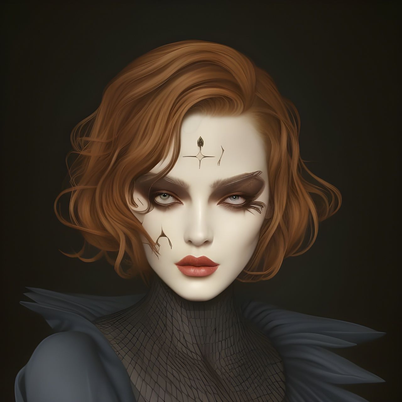 A beautifully detailed painting of a woman. (VII) - AI Generated ...