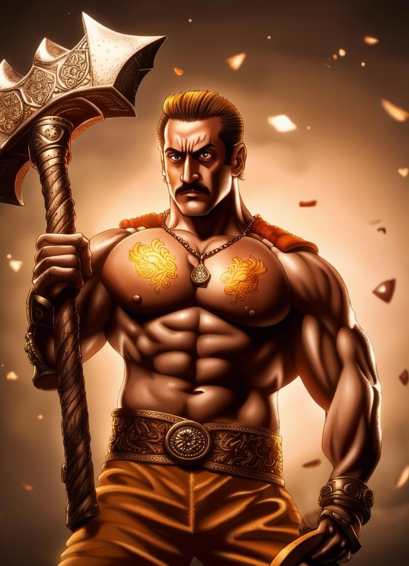Salman Khan imagined as as Escanor - AI Generated Artwork - NightCafe ...