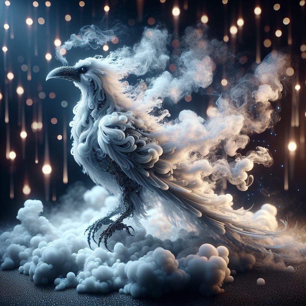 Raven Smoke - AI Generated Artwork - NightCafe Creator